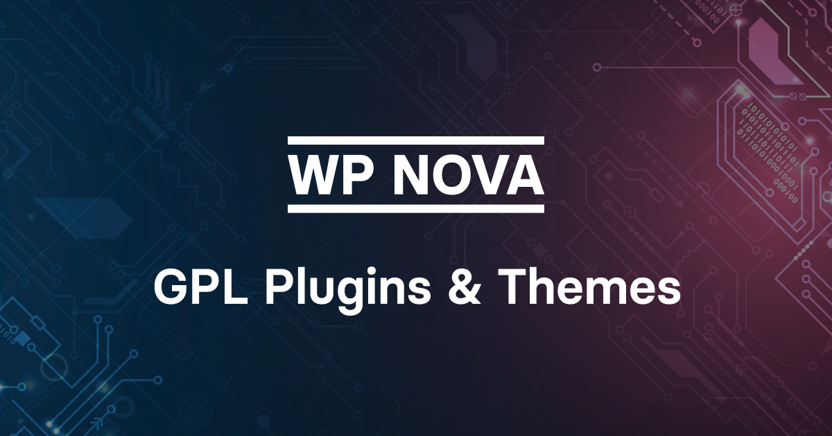 Plugins | WP NOVA